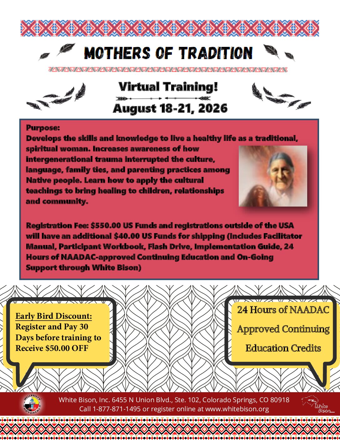 Mothers of Tradition (August 18-21, 2026) – 4 Day Virtual Training ...